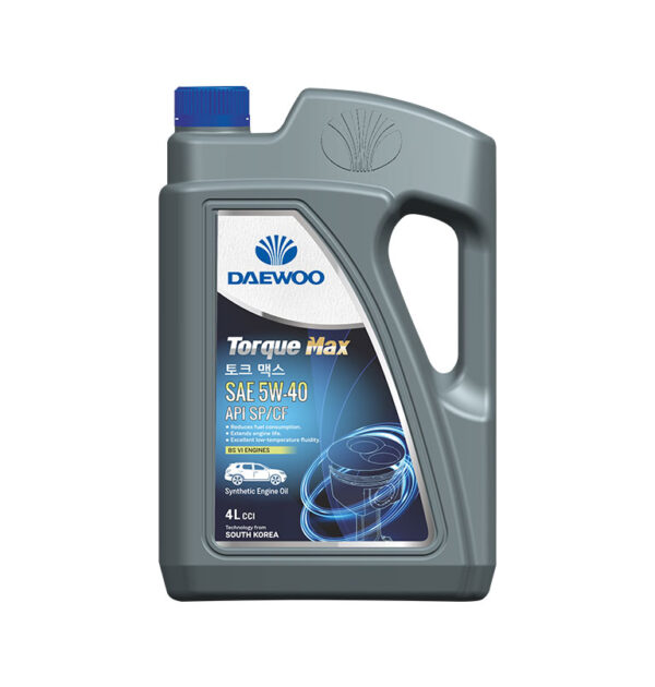 Car TORQUE MAX SAE 5W-40 SP/CF – Daewoo Lubricants